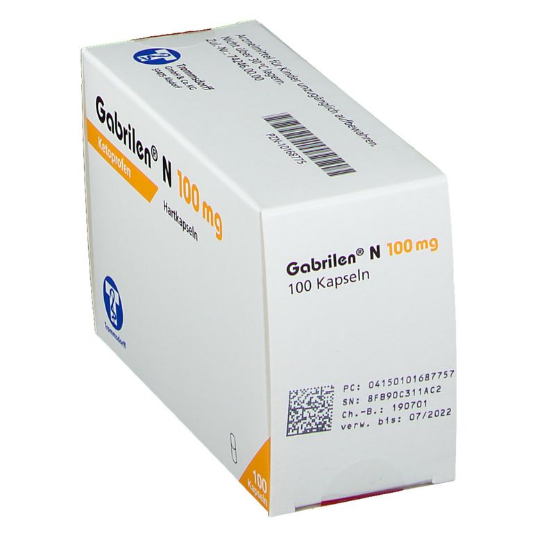 Gabrilen® N 100 mg 100 St mit dem E-Rezept kaufen - Shop Apotheke