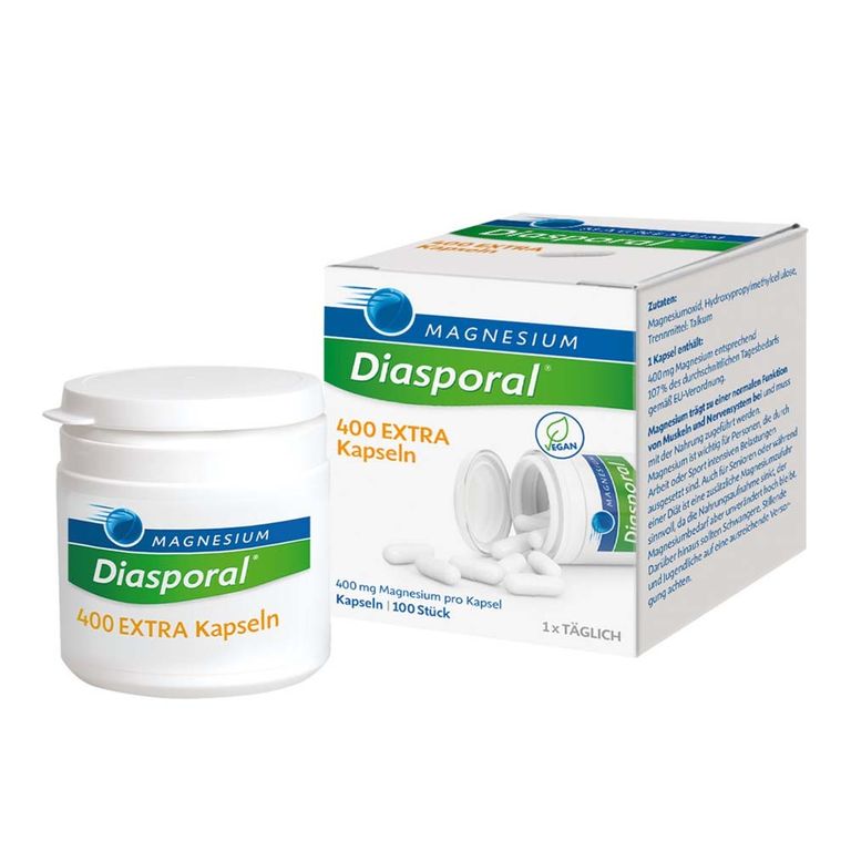 Magnesium-Diasporal® 400 EXTRA Kapseln 100 St - Shop Apotheke