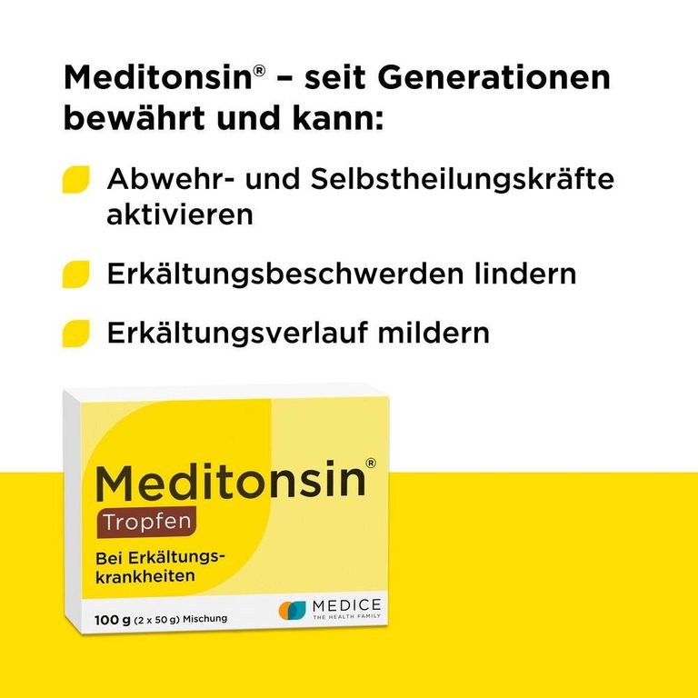 Meditonsin® Tropfen bei ersten Anzeichen einer Erkältung 2x50 g - Shop ...