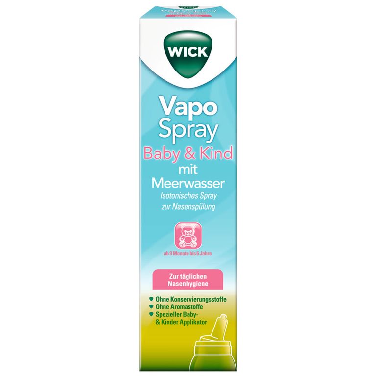 WICK VapoSpray Baby & Kind mit Meerwasser 100 ml - Shop Apotheke