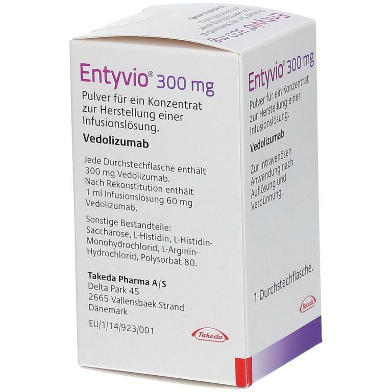 Entyvio® 300 mg 1 St mit dem E-Rezept kaufen - Shop Apotheke