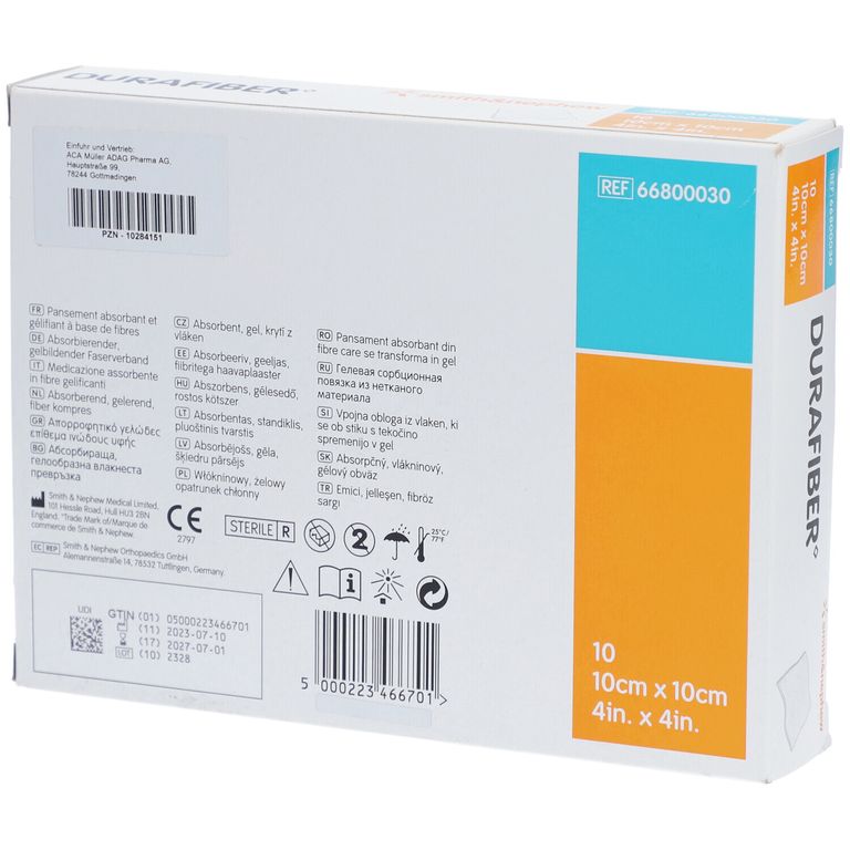 DURAFIBER 10 cm X 10 cm 10 St - Shop Apotheke