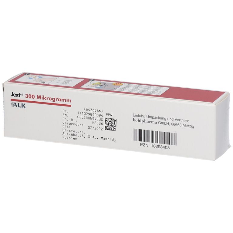 Jext 300 µg 1 St mit dem E-Rezept kaufen - Shop Apotheke