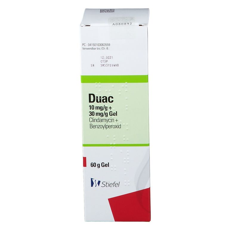 Duac 10 mg/g + 30 mg/g Gel 60 g mit dem E-Rezept kaufen - Shop Apotheke