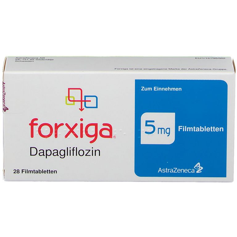 Forxiga® 5 mg 28 St mit dem E-Rezept kaufen - Shop Apotheke