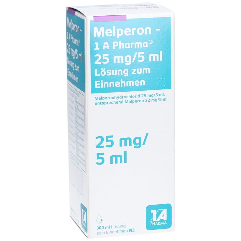 Melperon 1A Pharm 25Mg/5Ml 300 ml mit dem E-Rezept kaufen - Shop Apotheke