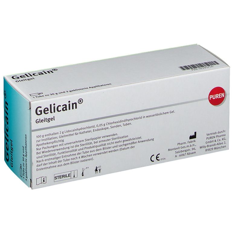 Gelicain® Gleitgel 30 g - Shop Apotheke