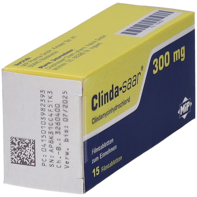 Clinda-saar® 300 mg 15 St mit dem E-Rezept kaufen - Shop Apotheke
