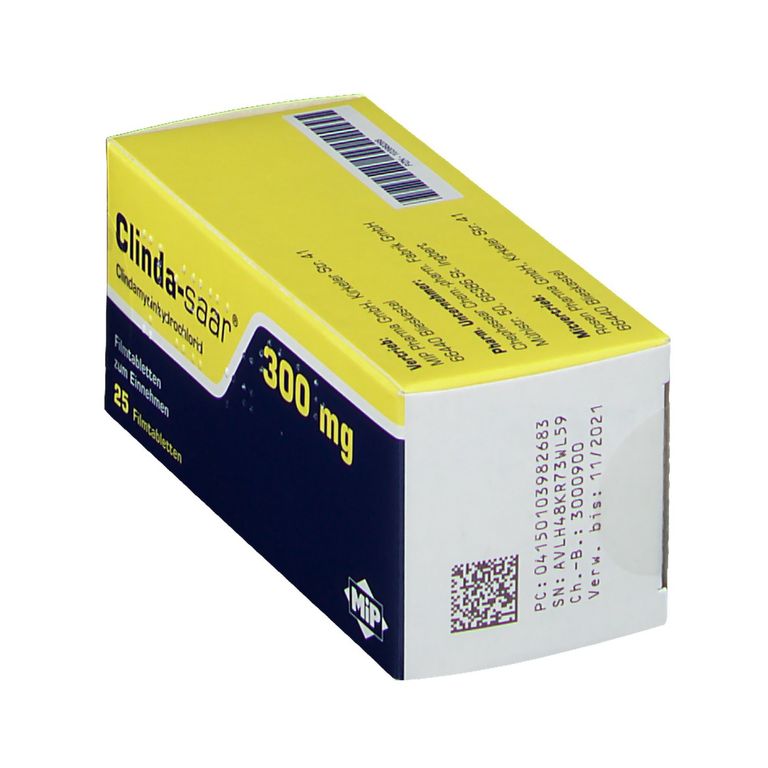 Clinda-saar® 300 mg 25 St mit dem E-Rezept kaufen - Shop Apotheke