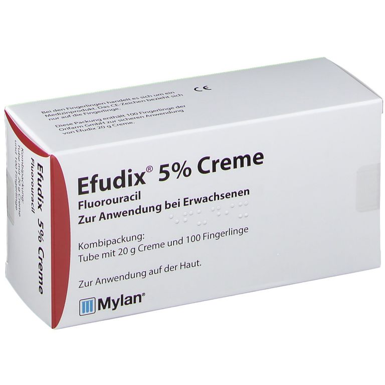 Efudix 5% Kombipackung Creme 20 g mit dem E-Rezept kaufen - Shop Apotheke