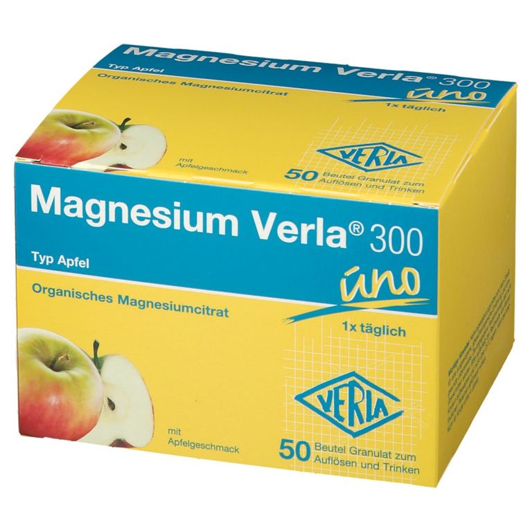 Magnesium Verla® 300 uno Apfel 50 St - Shop Apotheke