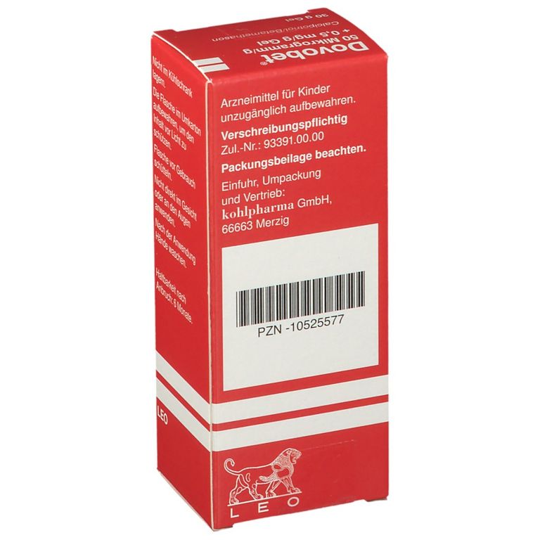 DOVOBET 50 Mikrogramm/g + 0,5 mg/g Gel 30 g mit dem E-Rezept kaufen ...