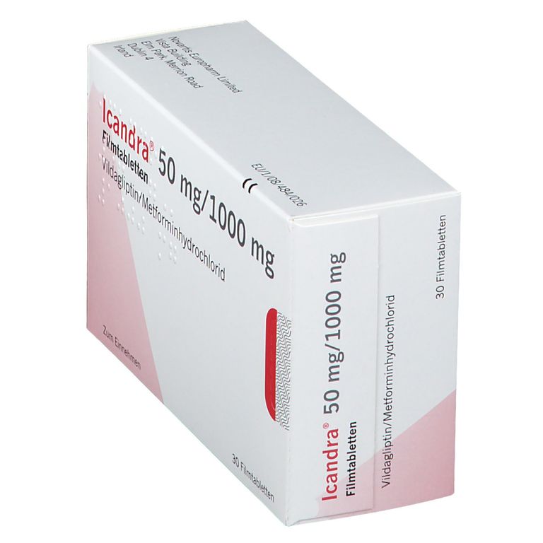 Icandra® 50 mg/1000 mg 30 St mit dem E-Rezept kaufen - Shop Apotheke