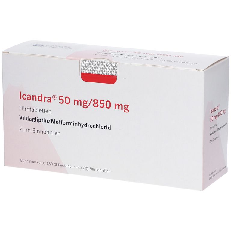 Icandra® 50 mg /850 mg 3x60 St - shop-apotheke.com