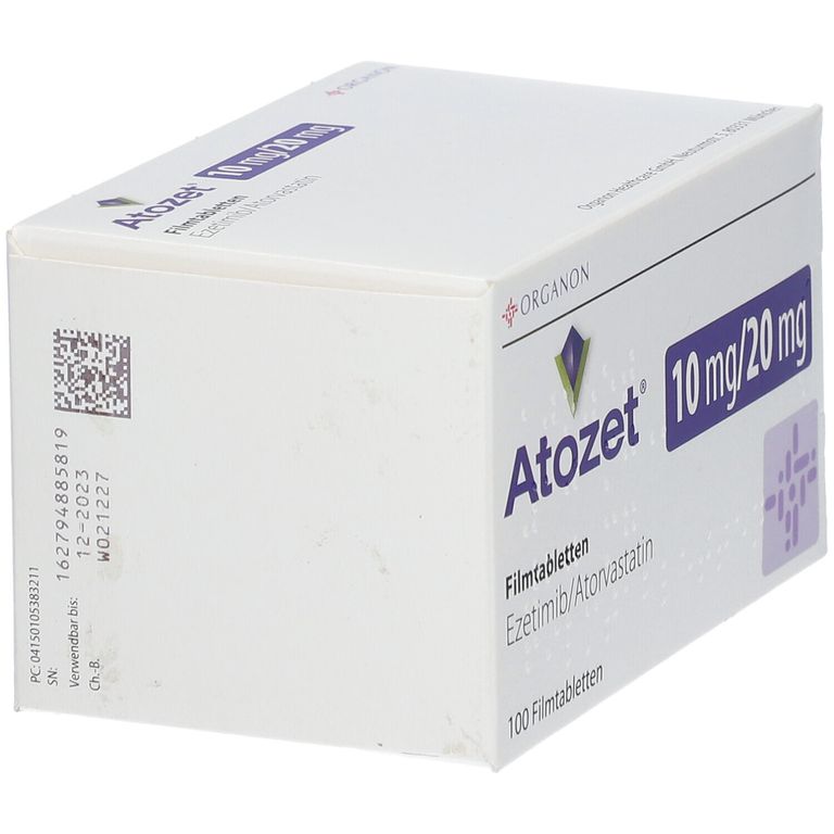 Atozet® 10 mg/20 mg 100 St mit dem E-Rezept kaufen - Shop Apotheke