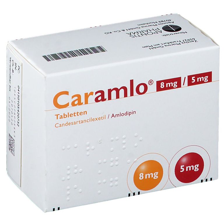 Caramlo® 8 mg/5 mg 56 St mit dem E-Rezept kaufen - Shop Apotheke