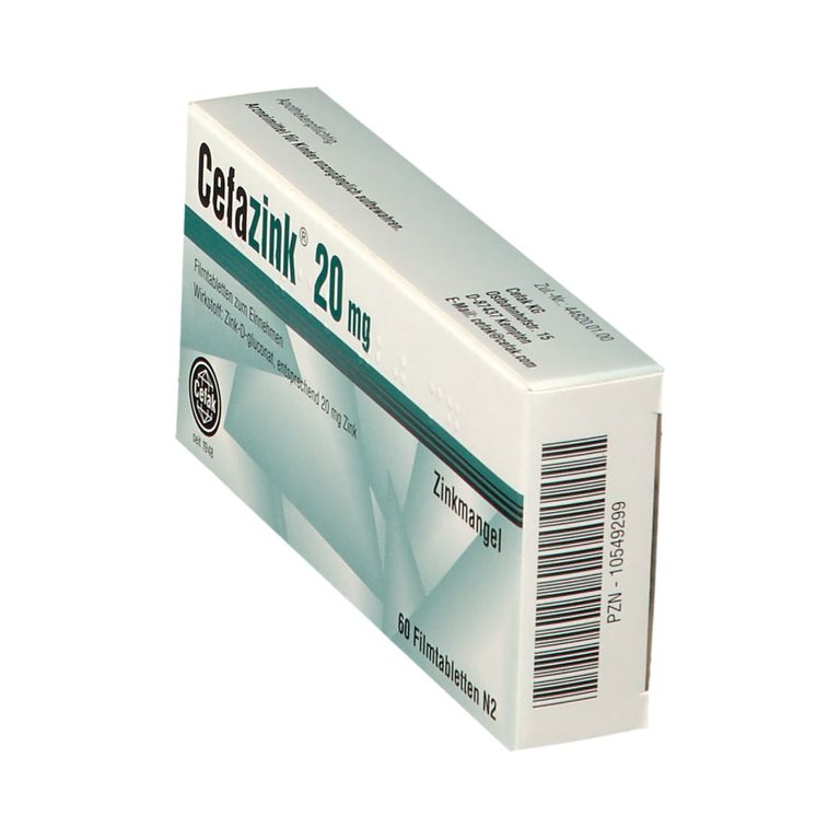 Cefazink® 20 mg 60 St - Shop Apotheke