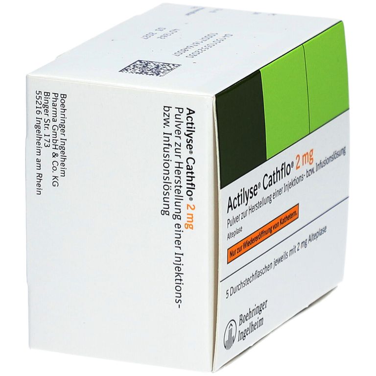 Actilyse® Cathflo 2 mg 5 St mit dem E-Rezept kaufen - Shop Apotheke