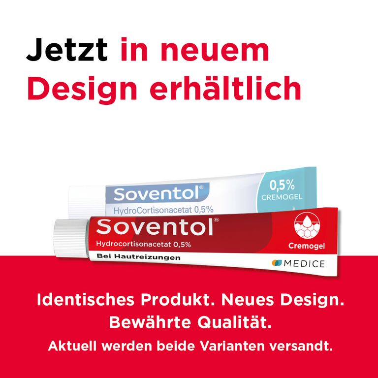 Soventol HydroCortisonACETAT 0,5% Hautentzündungen 30 g - Shop Apotheke