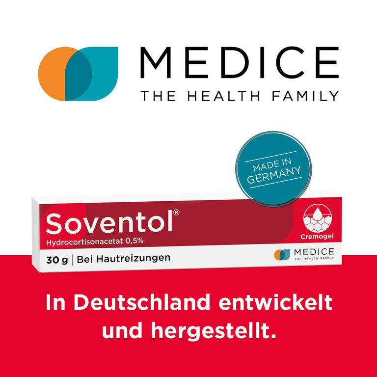 Soventol HydroCortisonACETAT 0,5% Hautentzündungen 30 g - Shop Apotheke
