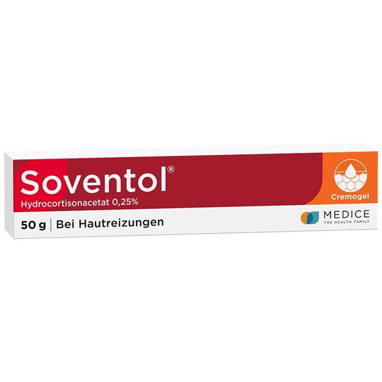 Soventol HydroCortisonACETAT 0,25% Hautentzündungen 50 g - Shop Apotheke
