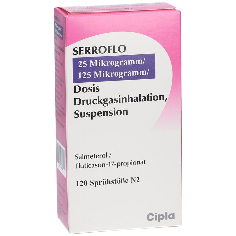 SERROFLO 25 µg/125 µg/Dosis 1 St mit dem E-Rezept kaufen - Shop Apotheke
