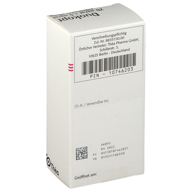 Duokopt® 20 mg/ml + 5 mg/ml 10 ml mit dem E-Rezept kaufen - Shop Apotheke