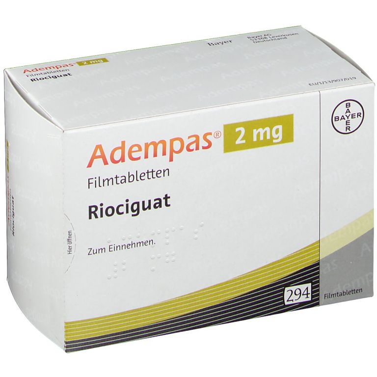 Adempas® 2 mg 294 St mit dem E-Rezept kaufen - Shop Apotheke