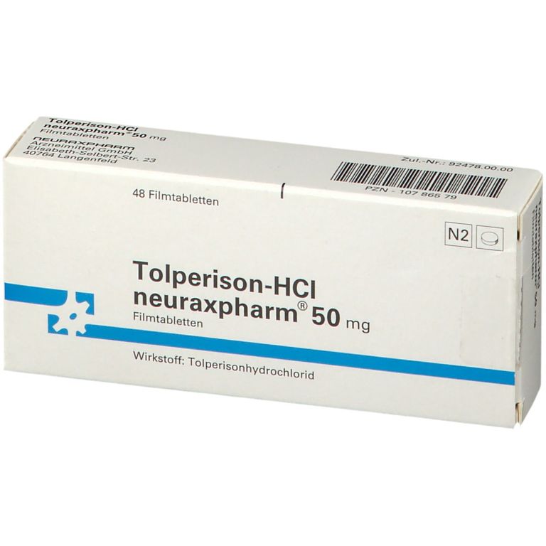 Tolperison-neuraxpharm® 50 mg 48 St mit dem E-Rezept kaufen - Shop Apotheke