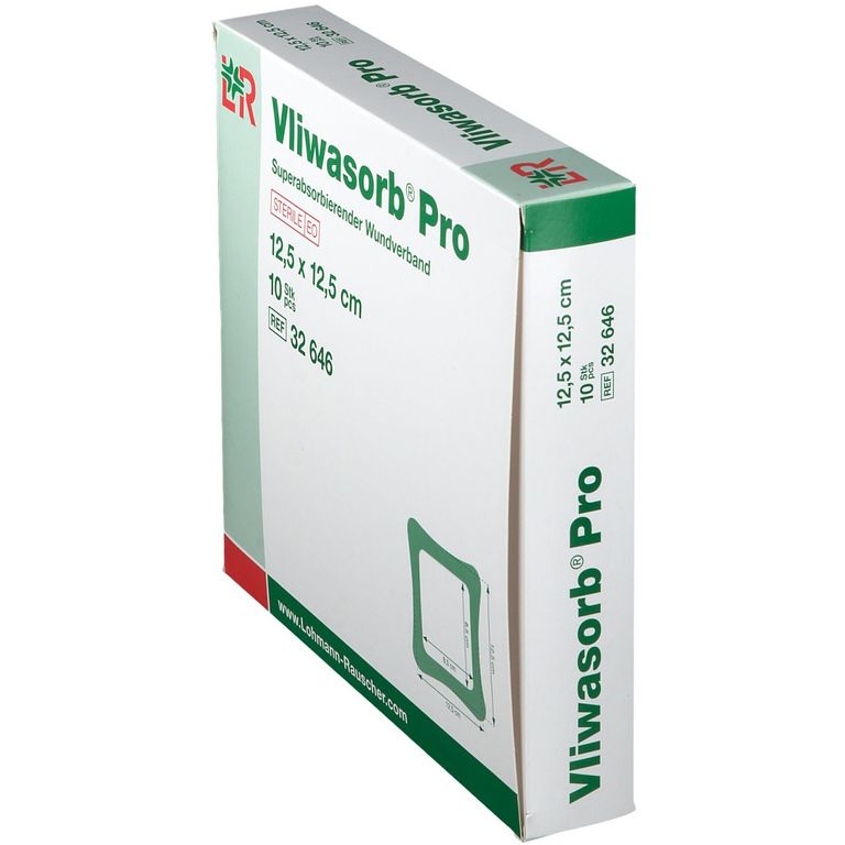 Vliwasorb® Pro Superabsorbierender Wundverband 12,5 x 12,5 cm 10 St ...
