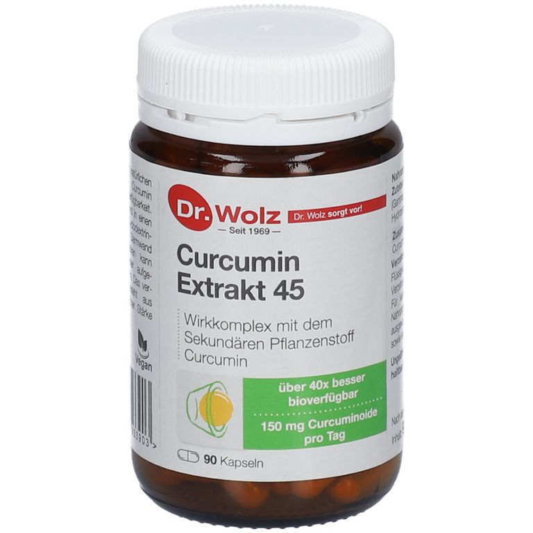 Curcumin Extrakt 45 Kapseln 90 St - Shop Apotheke