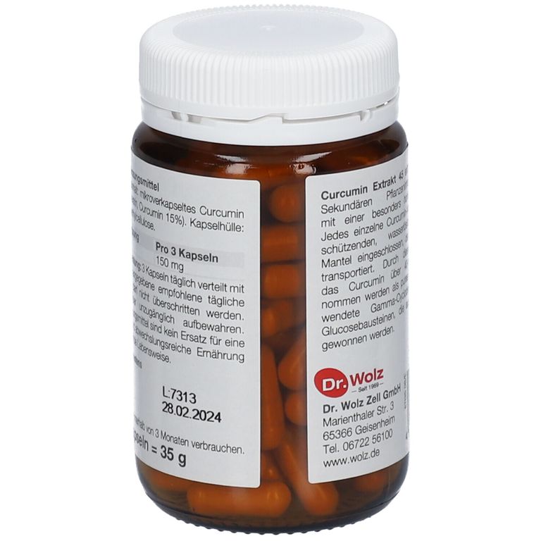 Curcumin Extrakt 45 Kapseln 90 St - Shop Apotheke