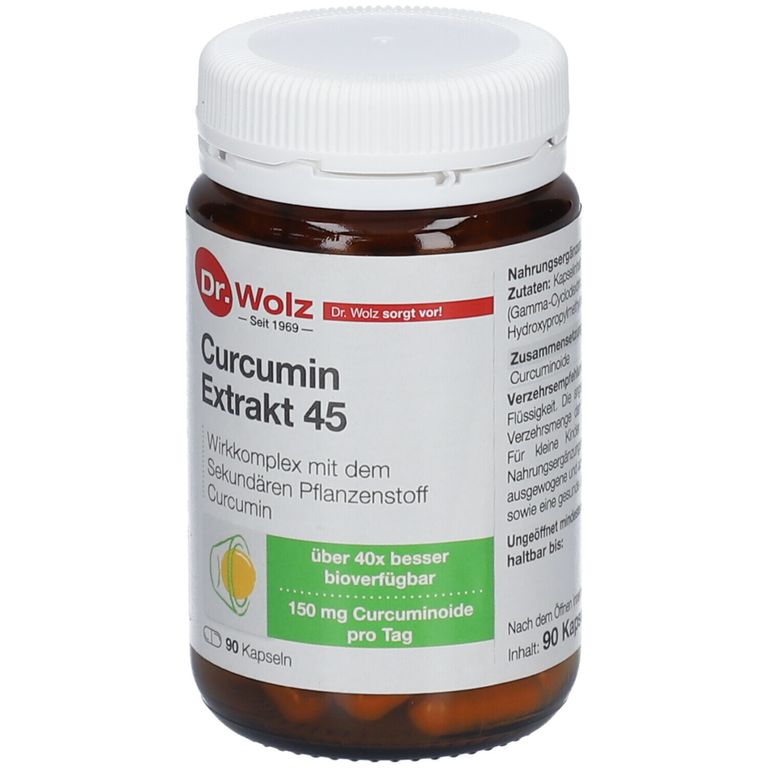 Curcumin Extrakt 45 Kapseln 90 St - Shop Apotheke