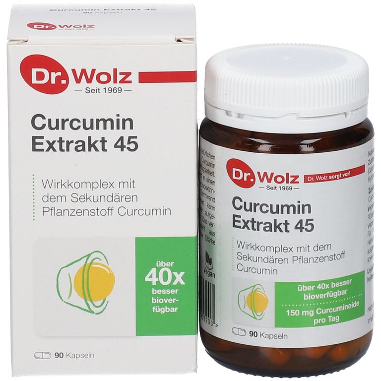 Curcumin Extrakt 45 Kapseln 90 St - Shop Apotheke