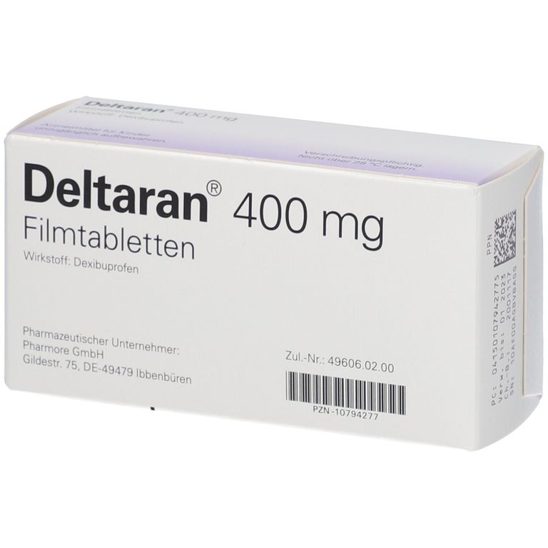 Deltaran® 400 mg 50 St mit dem E-Rezept kaufen - Shop Apotheke