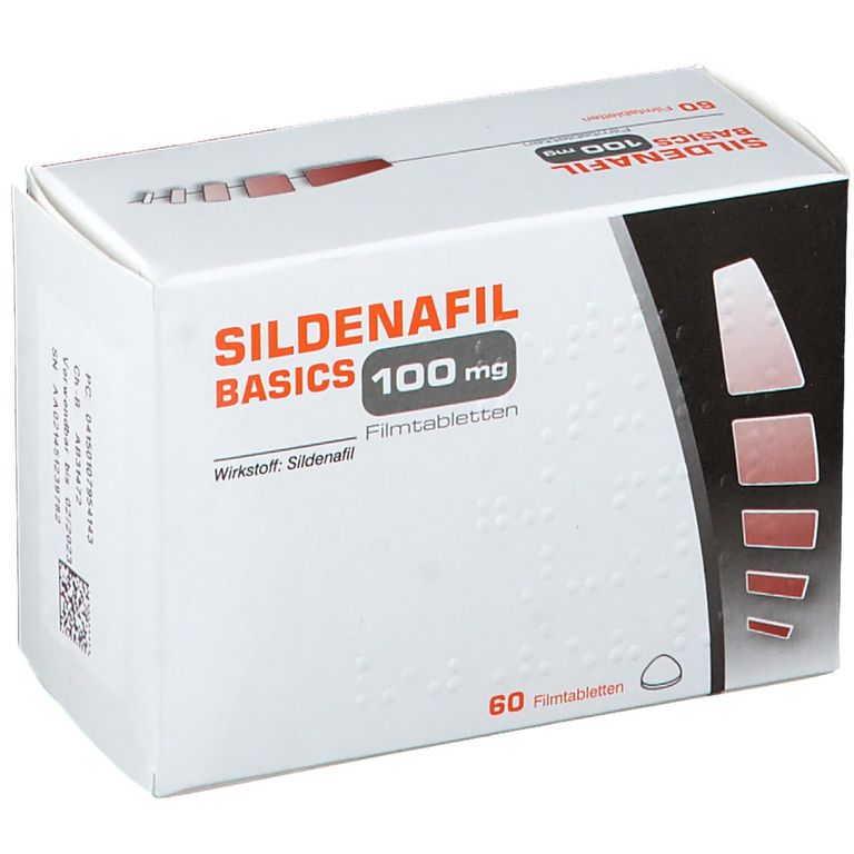 SILDENAFIL BASICS 100 mg 60 St mit dem E-Rezept kaufen - Shop Apotheke