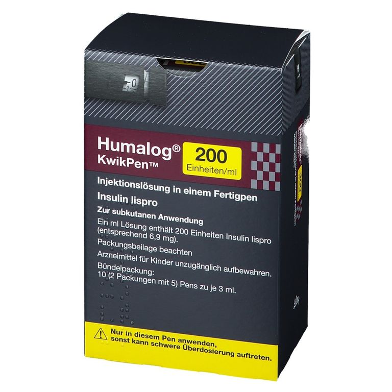 Humalog® KwikPen™ 200 Einheiten/ml 10x3 ml mit dem E-Rezept kaufen ...