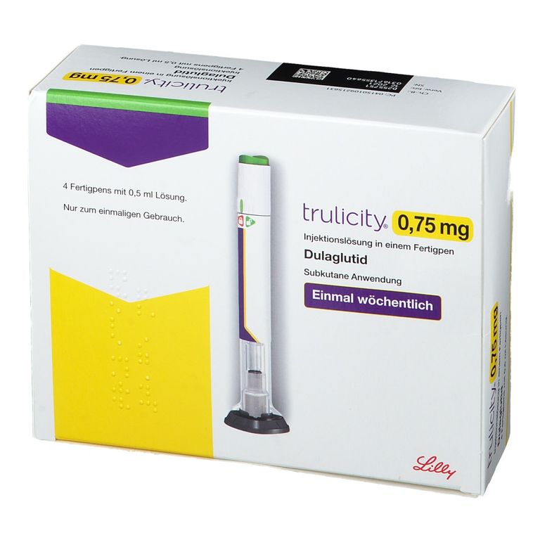 trulicity® 0,75 mg 4 St mit dem E-Rezept kaufen - Shop Apotheke