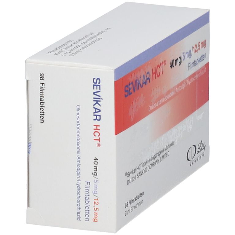 SEVIKAR HCT® 40 mg/5 mg/12,5 mg 98 St mit dem E-Rezept kaufen - Shop ...