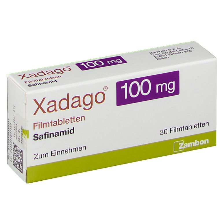 Xadago® 100 mg 30 St mit dem E-Rezept kaufen - Shop Apotheke
