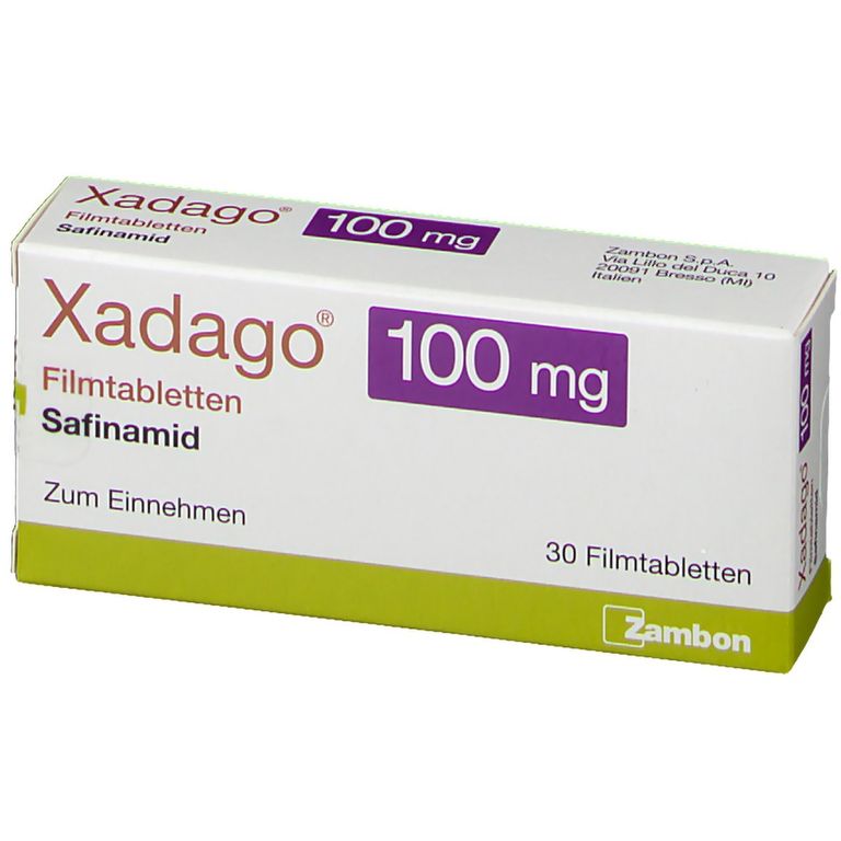 Xadago® 100 mg 30 St mit dem E-Rezept kaufen - Shop Apotheke