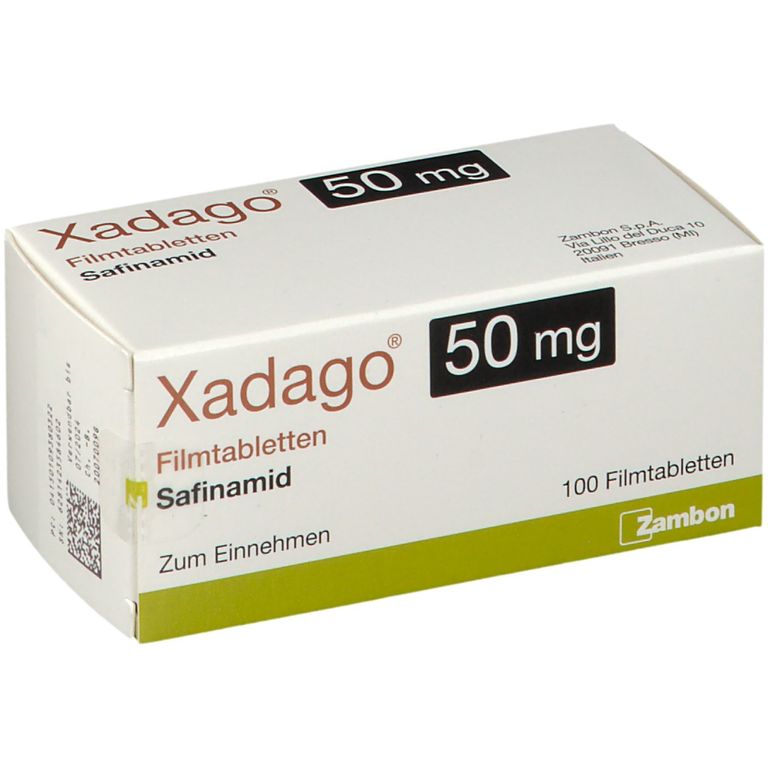 Xadago® 50 mg 100 St mit dem E-Rezept kaufen - Shop Apotheke