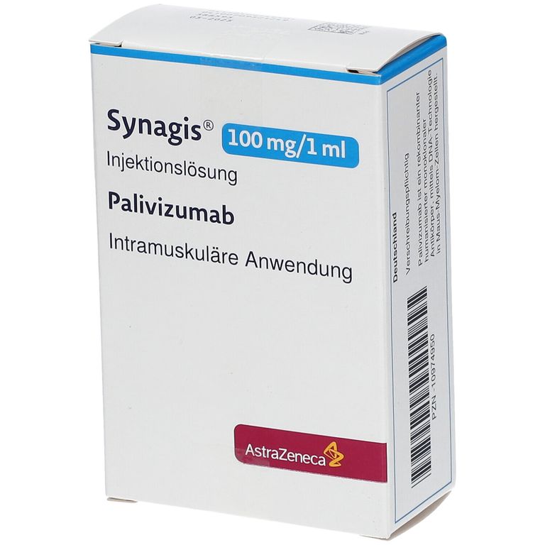 Synagis® 100 mg/1 ml 1x1 ml mit dem E-Rezept kaufen - Shop Apotheke