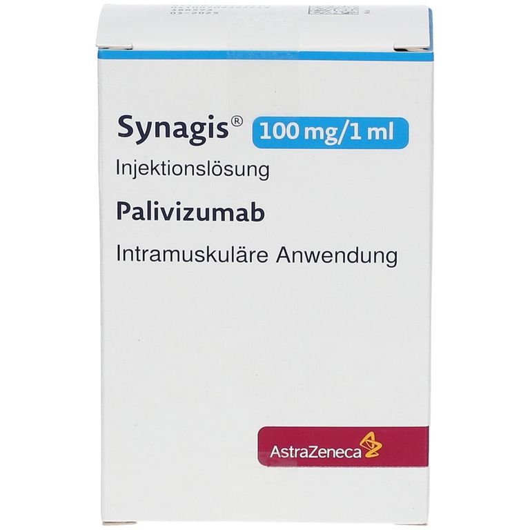 Synagis® 100 mg/1 ml 1x1 ml mit dem E-Rezept kaufen - Shop Apotheke