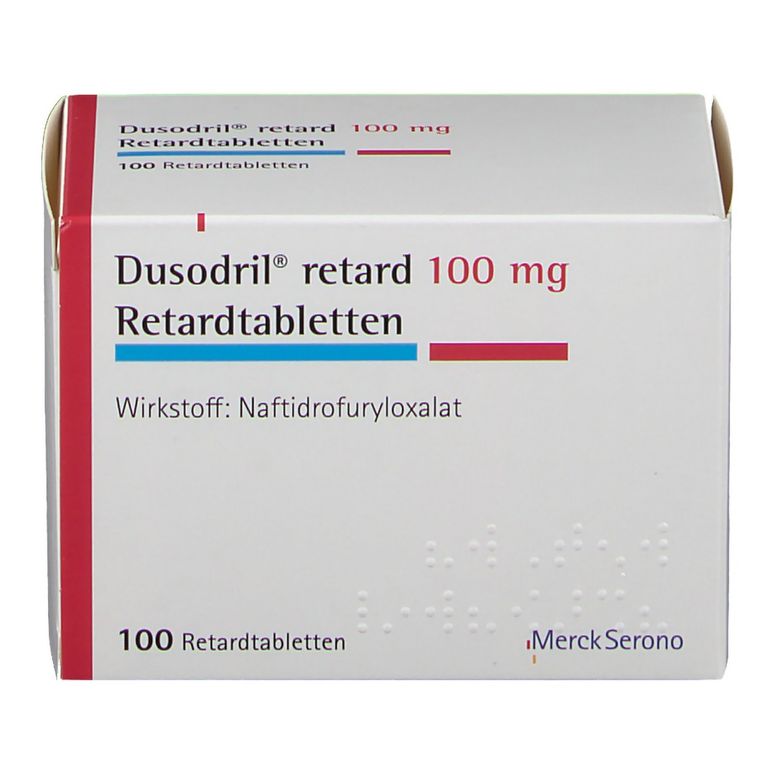 DUSODRIL RETARD 100MG 100 St mit dem E-Rezept kaufen - Shop Apotheke