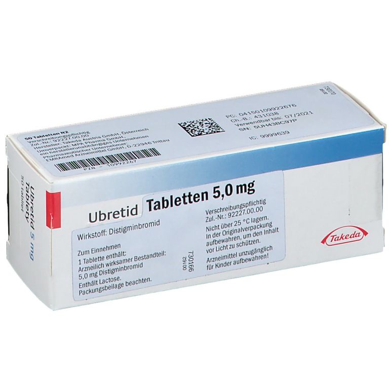 Ubretid 5 mg 50 St mit dem E-Rezept kaufen - Shop Apotheke