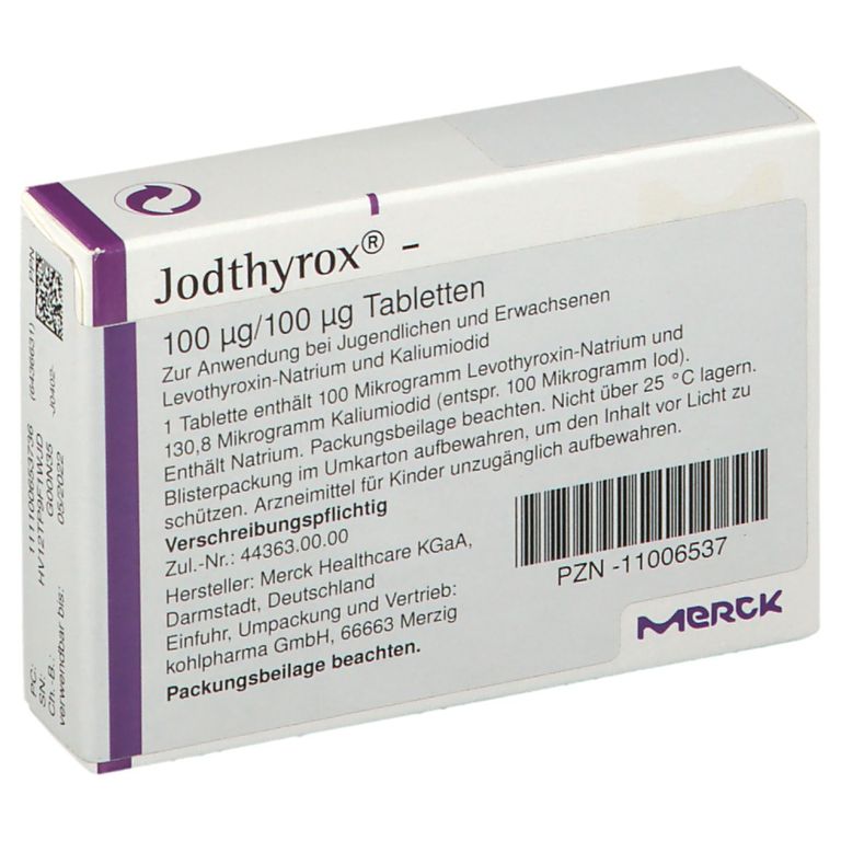 Jodthyrox 100 St mit dem E-Rezept kaufen - Shop Apotheke