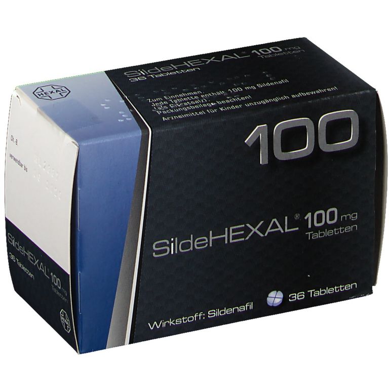 SildeHEXAL® 100 mg 36 St mit dem E-Rezept kaufen - Shop Apotheke
