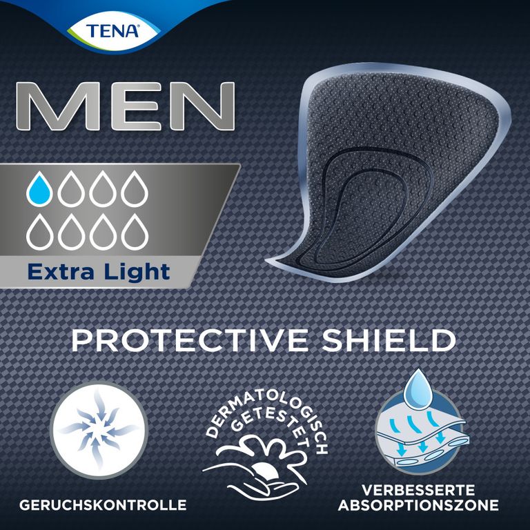 TENA Men Protective Shield Extra Light 8x14 St | Shop Apotheke