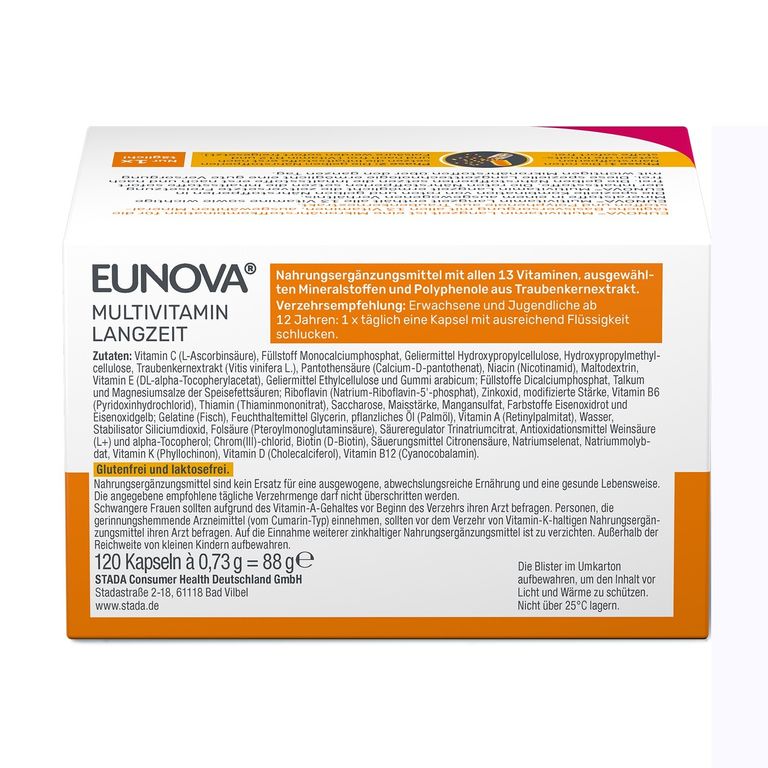 EUNOVA® Langzeit - Mikronährstoffkombination für die tägliche ...